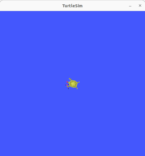 The turtle should do something like this, when requested by the service: